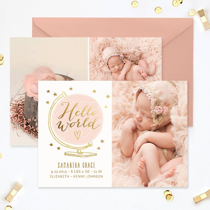 Etsy Birth Announcement Photo Cards | POPSUGAR Family