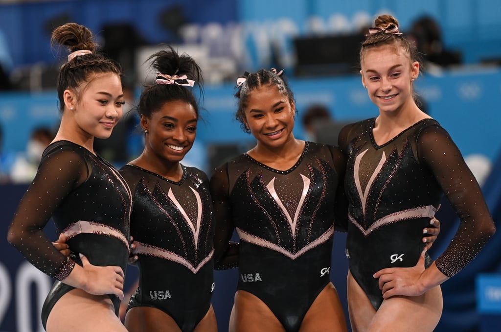 Us Womens Gymnastics Team Olympics Podium Training Videos Popsugar