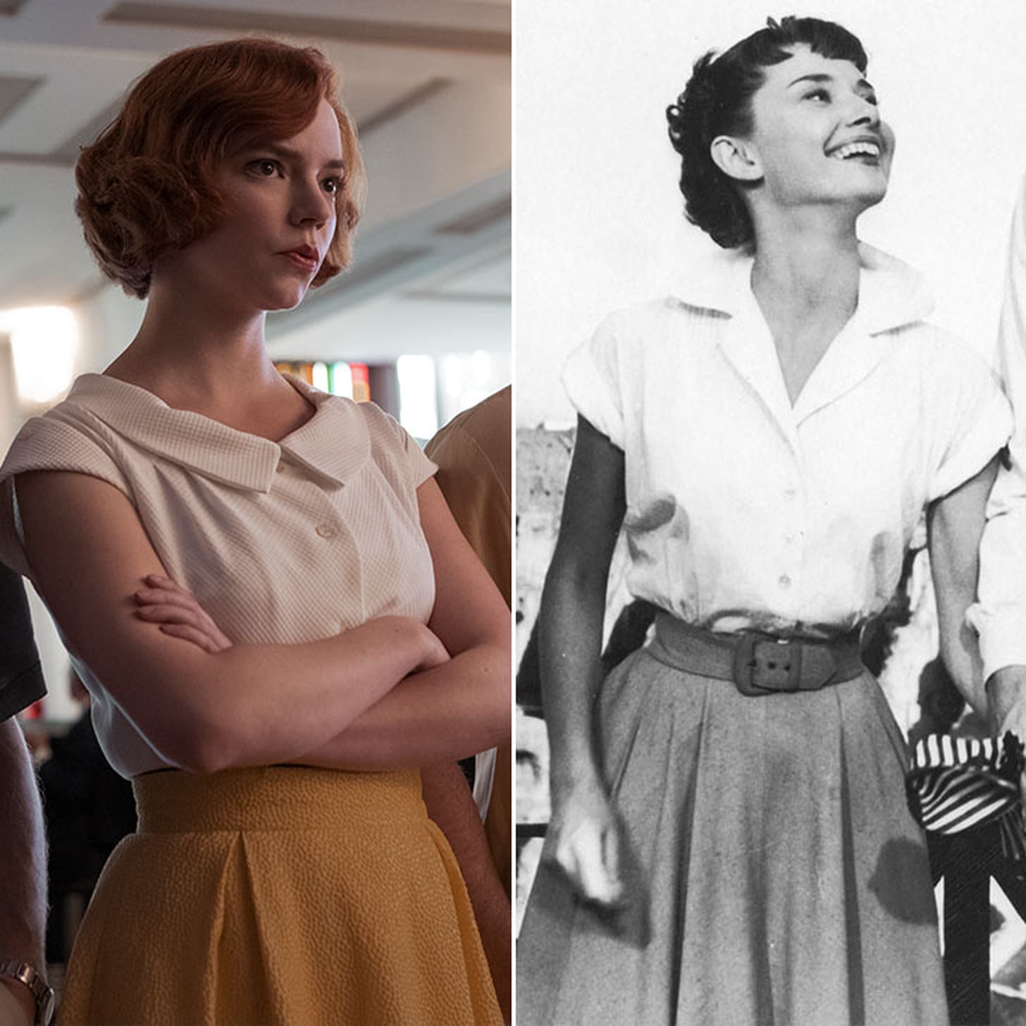 The Queen's Gambit: Beth's Style Is Based on Audrey Hepburn | PS Fashion