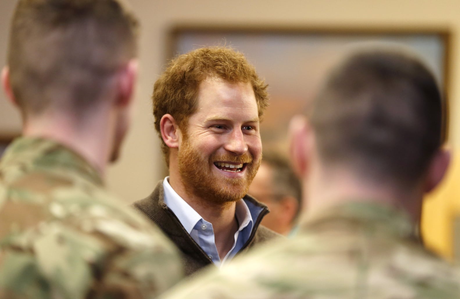 Prince Harry Visits Lancashire England February 2016 | POPSUGAR Celebrity