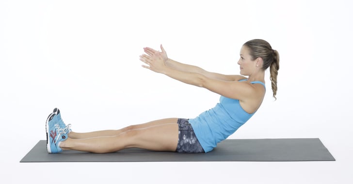 Ab Roll-Up Exercise | POPSUGAR Fitness