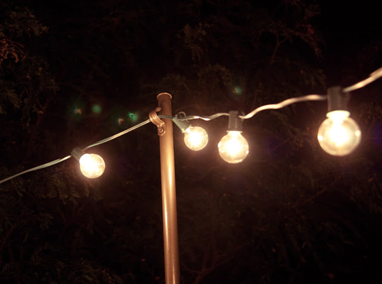 DIY Outdoor String Lights | POPSUGAR Home