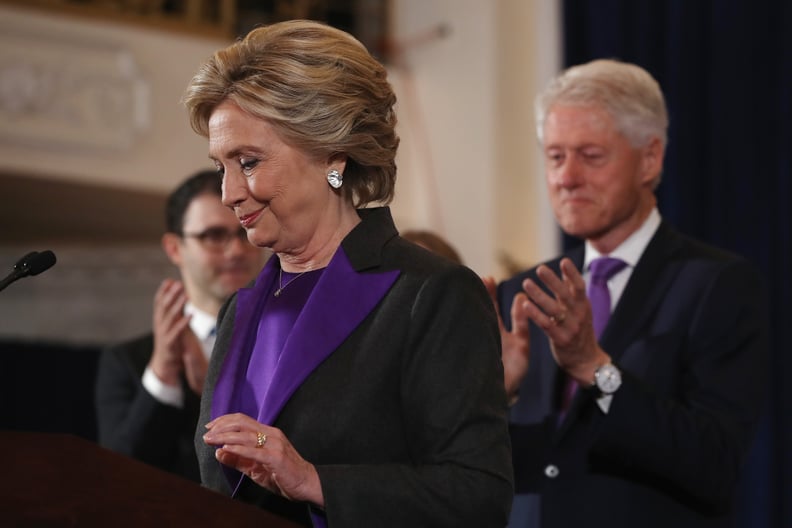 Hillary Clinton's Purple Blazer at Concession Speech 2016 | PS Fashion