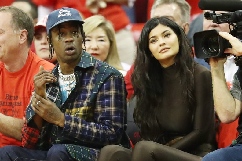 Kylie Jenner Wearing Leather at Basketball Game | PS Fashion