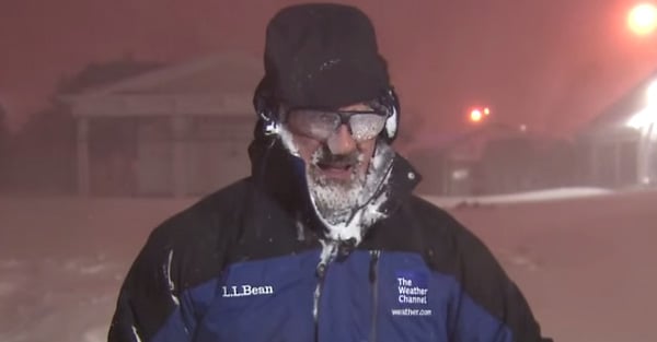 Meteorologist Freaks Out About Thundersnow | Video | POPSUGAR Celebrity