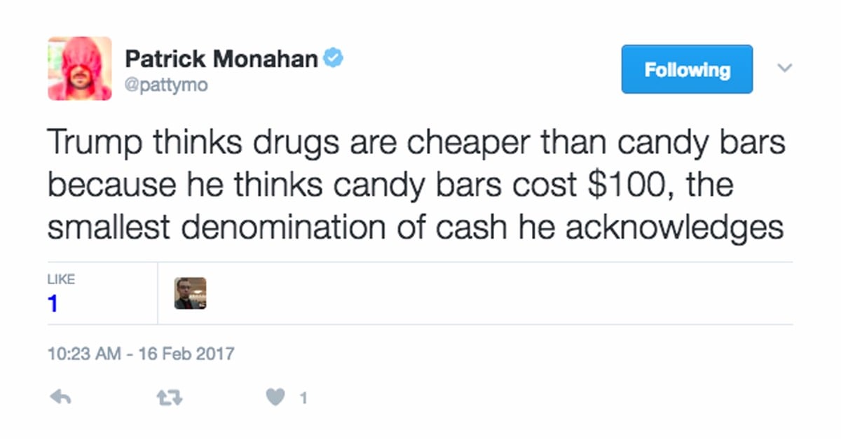 Donald Trump Cheaper Than a Candy Bar Meme | POPSUGAR Tech