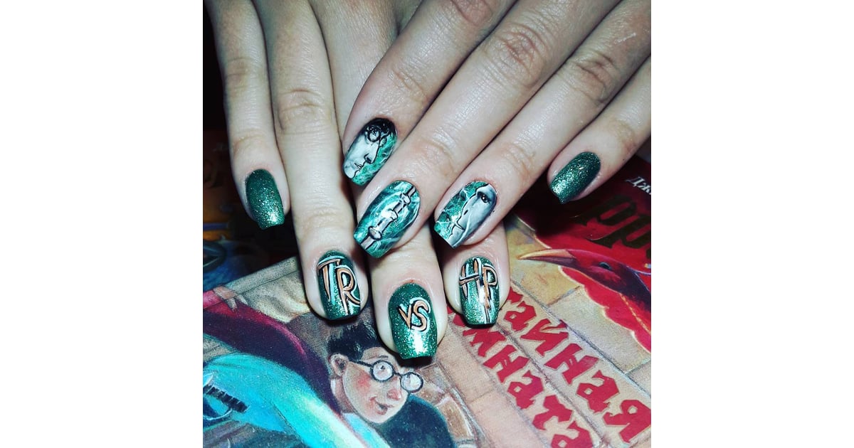 Harry and Voldemort | Harry Potter Nail Ideas | POPSUGAR Beauty Photo 19