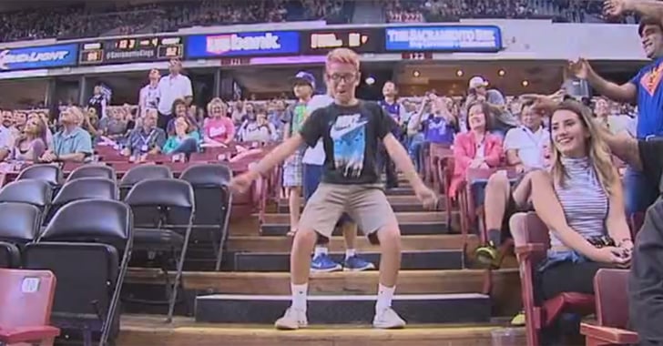 Funny Kid Dancing at Sacramento Kings Game | POPSUGAR Family