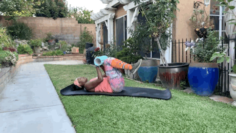 Dead Bug | 20-Minute Ab Workout Using a Foam Roller | POPSUGAR Fitness ...