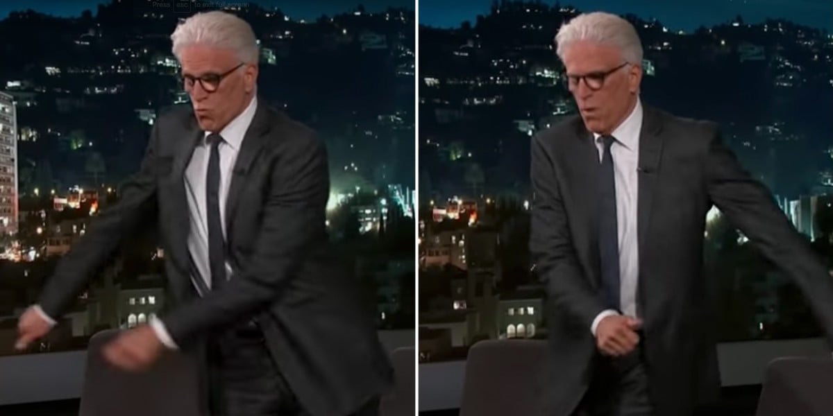 Ted Danson Doing the Floss Dance on Jimmy Kimmel Live | PS Celebrity