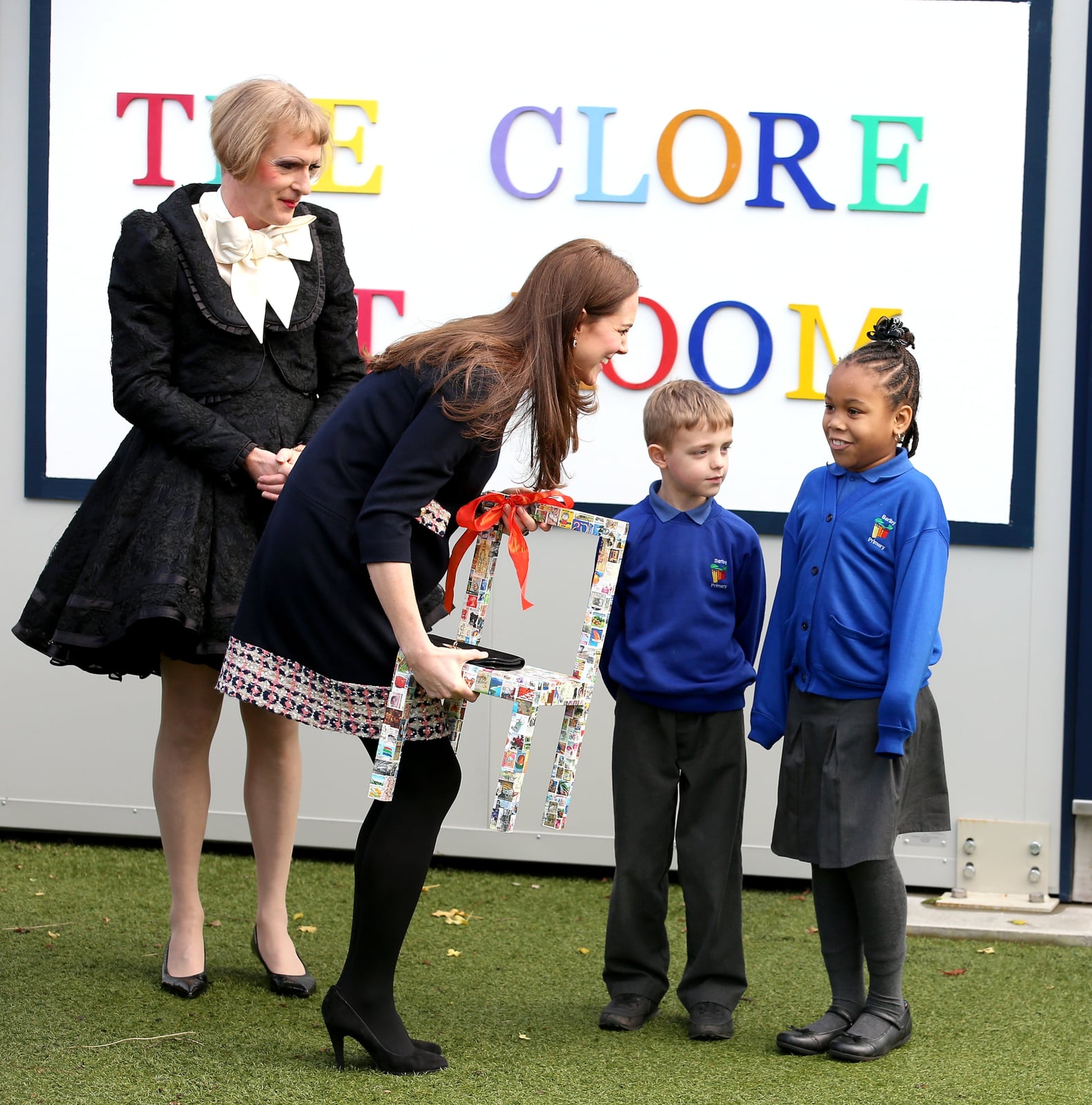 Kate Middleton at the Clore Art Room in London | Pictures | PS Celebrity