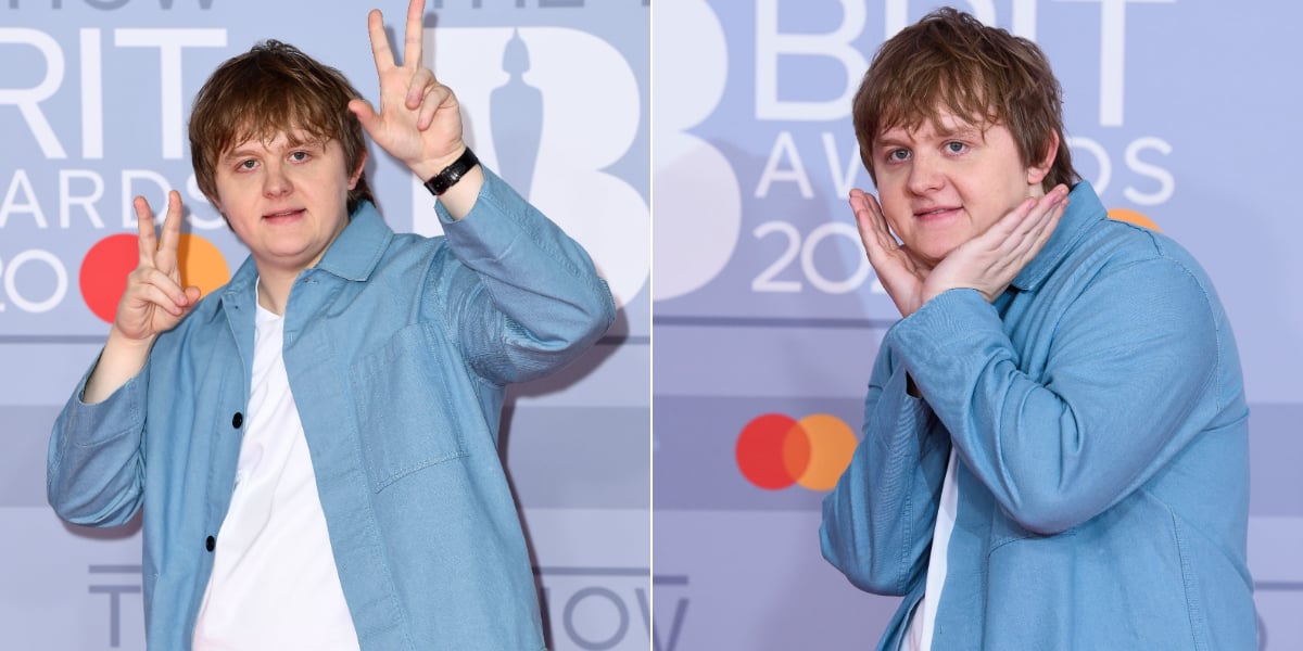 Lewis Capaldi Posing on the 2020 BRIT Awards Red Carpet | PS Celebrity