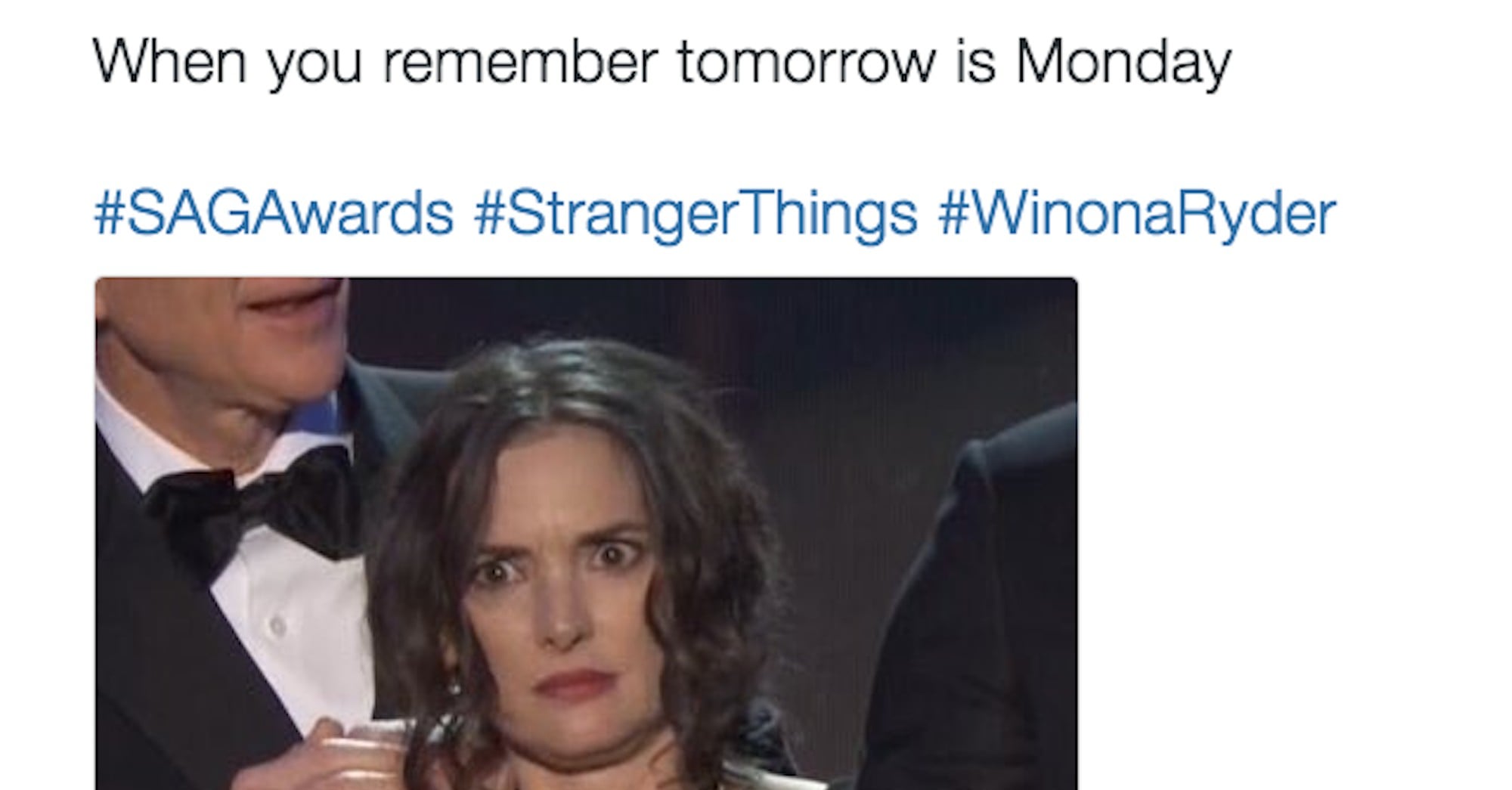 Winona Ryder Memes From the 2017 SAG Awards | PS Tech