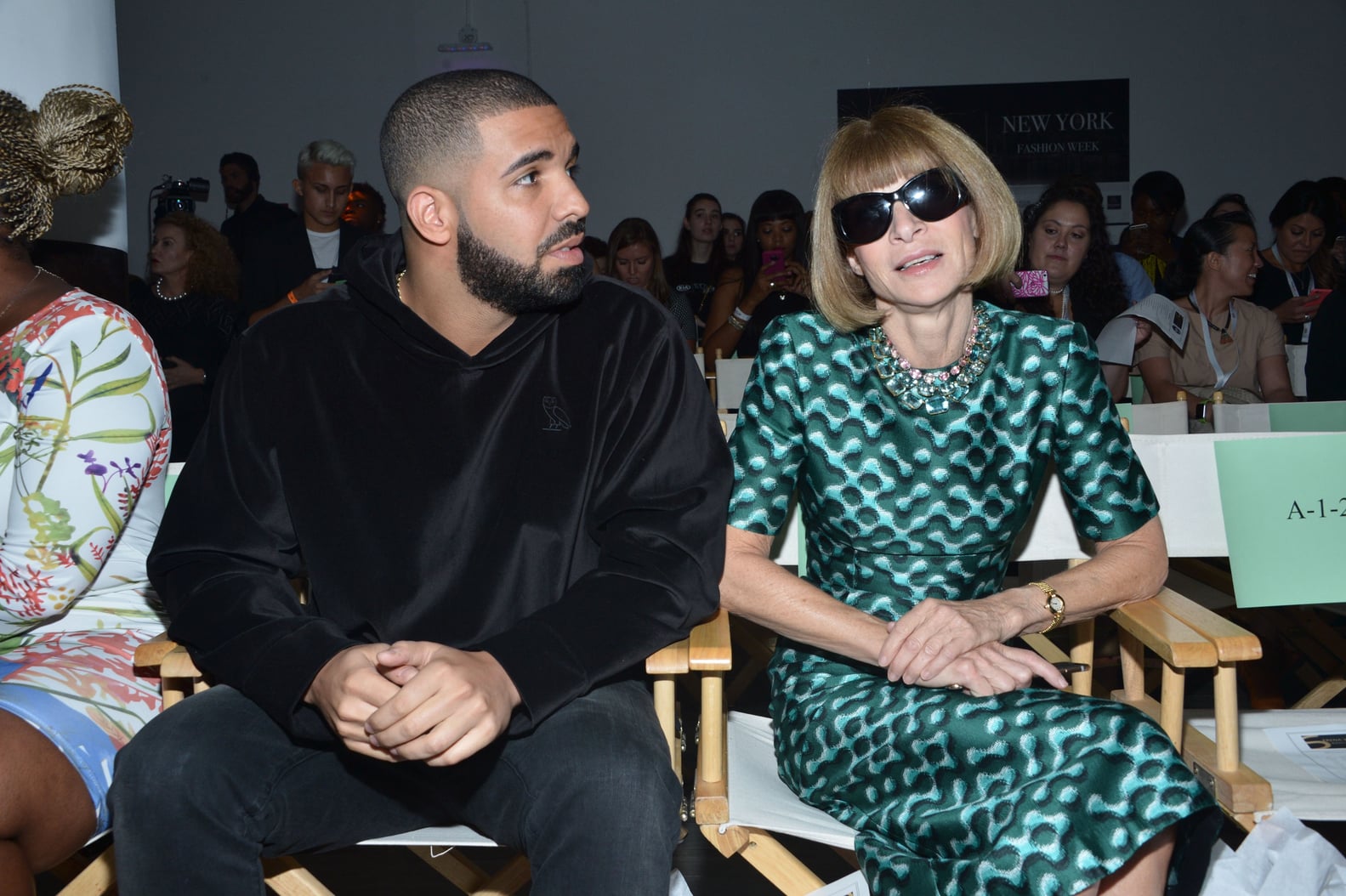 Drake and Anna Wintour NYFW Pictures | PS Celebrity