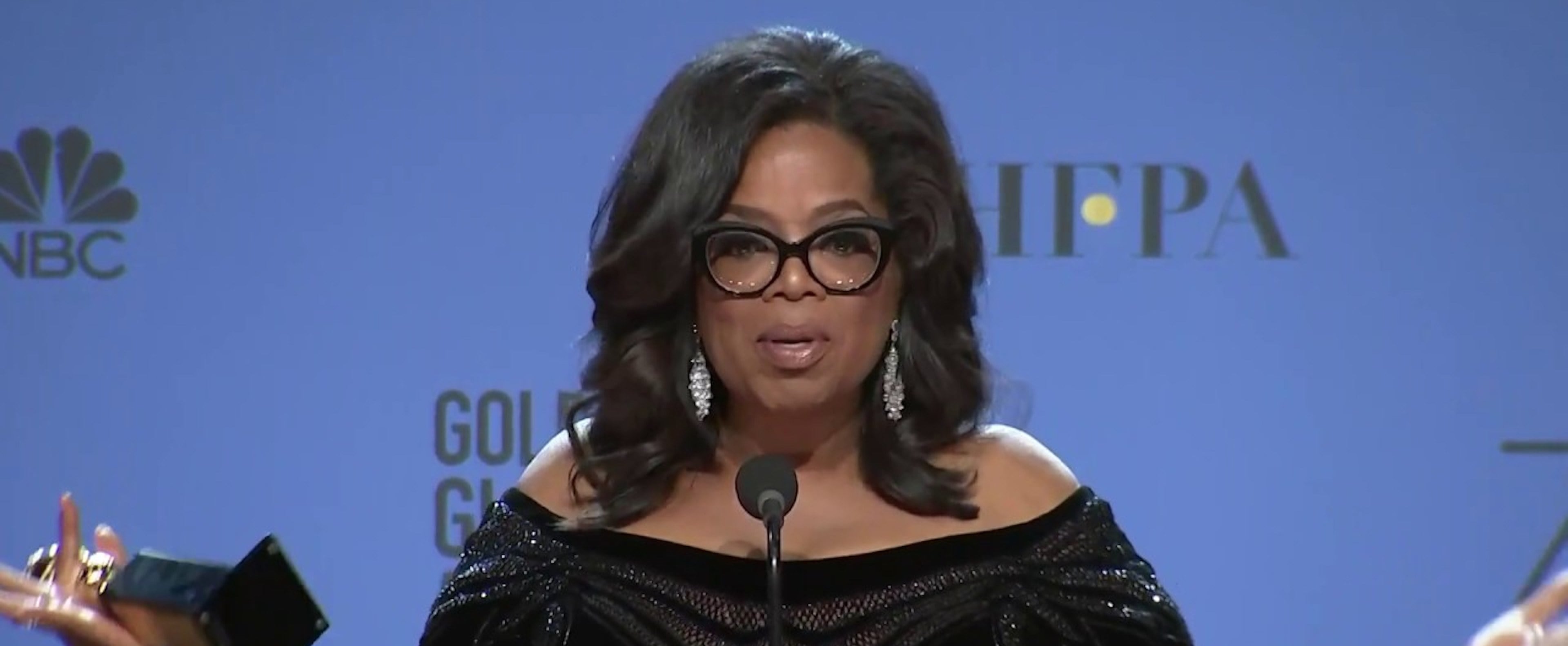 Oprah's Press Room Speech at the 2018 Golden Globes | PS Celebrity