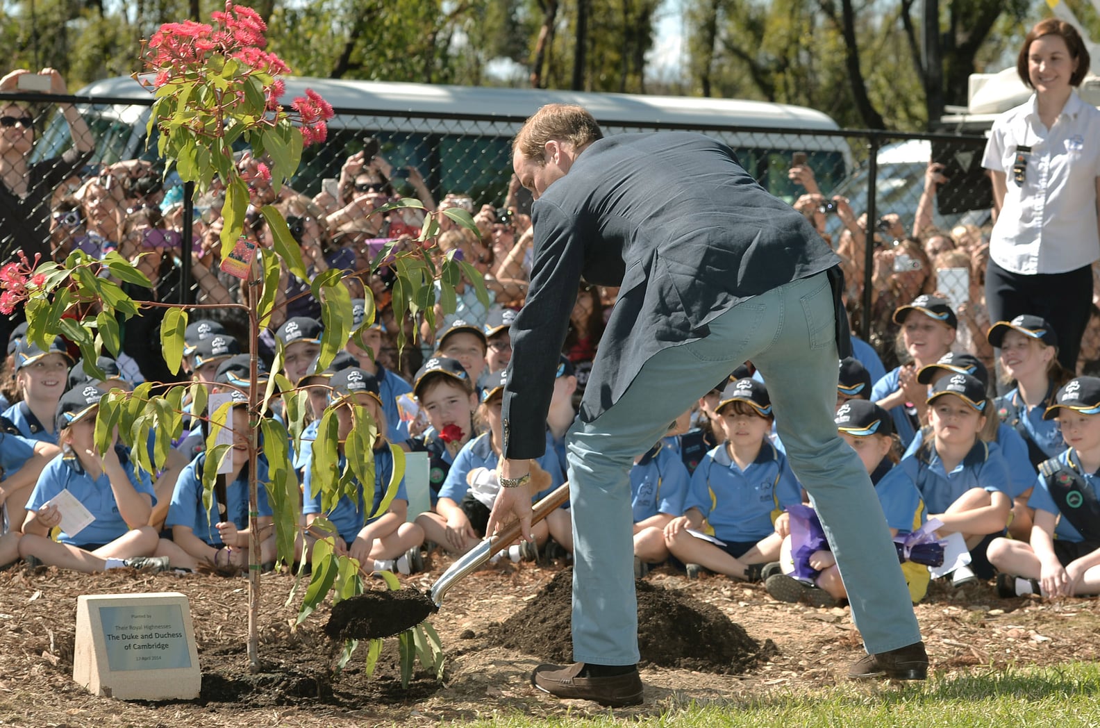 Kate Middleton Planting Trees | Pictures | PS Celebrity