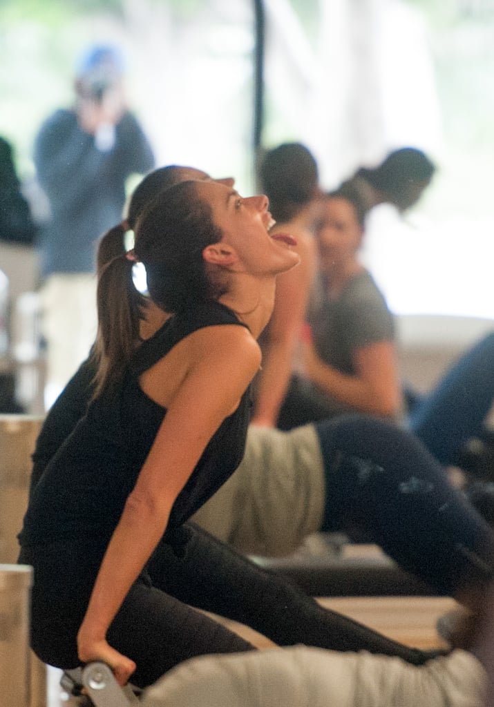 Alessandra Ambrosio Doing Pilates | POPSUGAR Latina