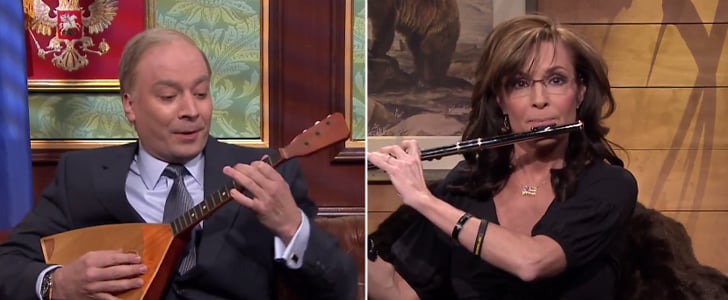 Sarah Palin on The Tonight Show With Jimmy Fallon 2014 | POPSUGAR Celebrity
