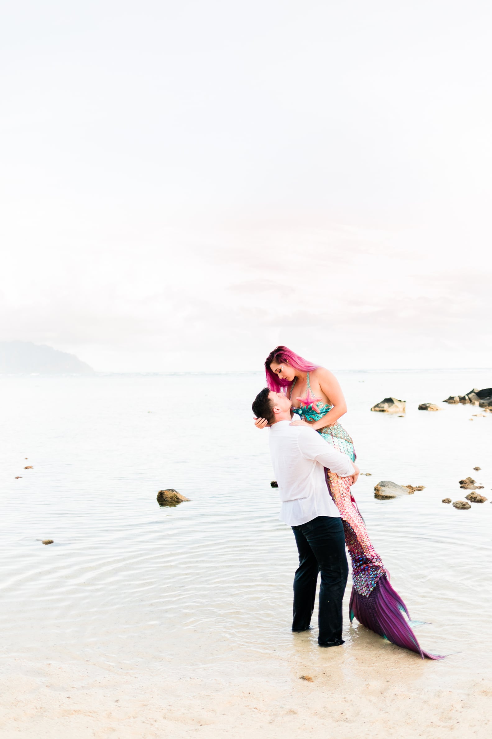 A Couple's Sexy Mermaid-Themed Photo Shoot | PS Love