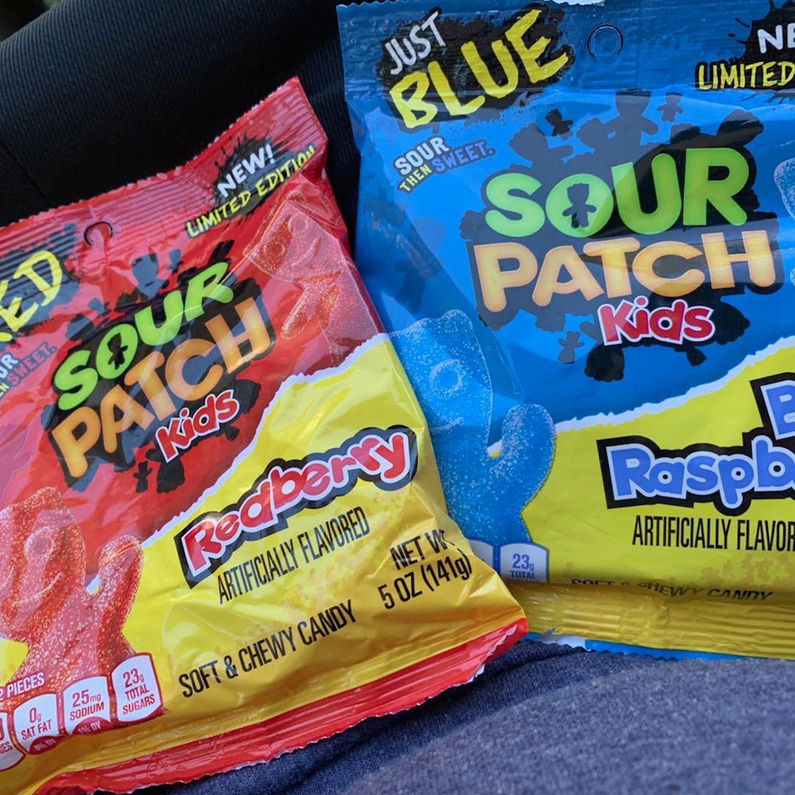 Just Blue and Just Red Sour Patch Kids at 7-Eleven | PS Food
