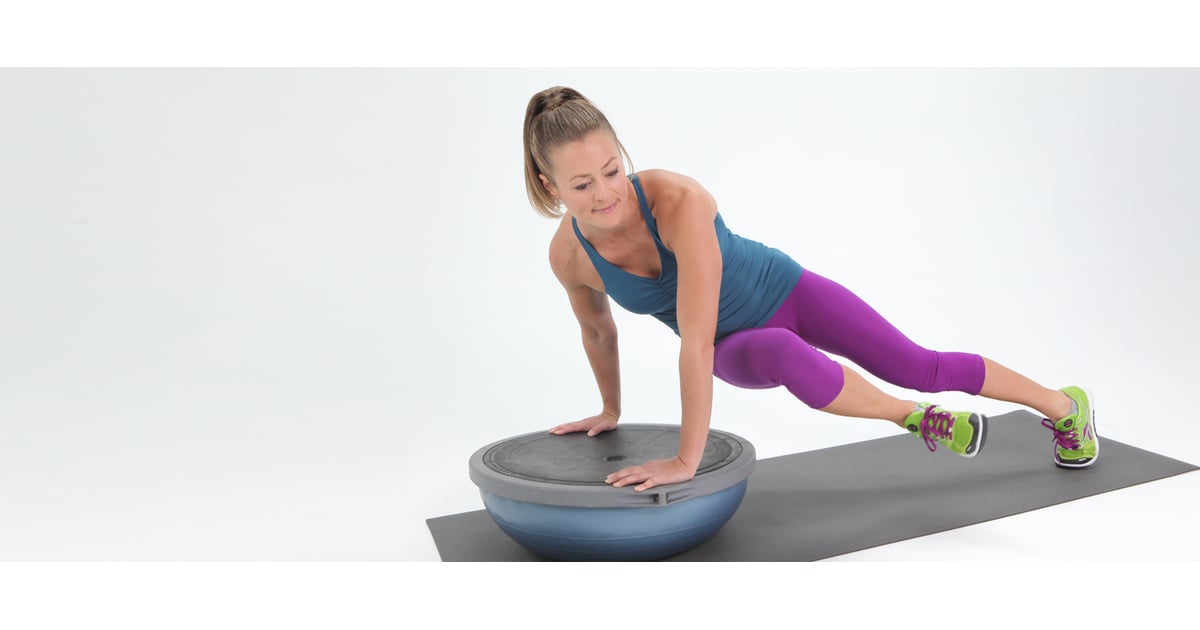 Twisted Plank on BOSU Ball | POPSUGAR Fitness