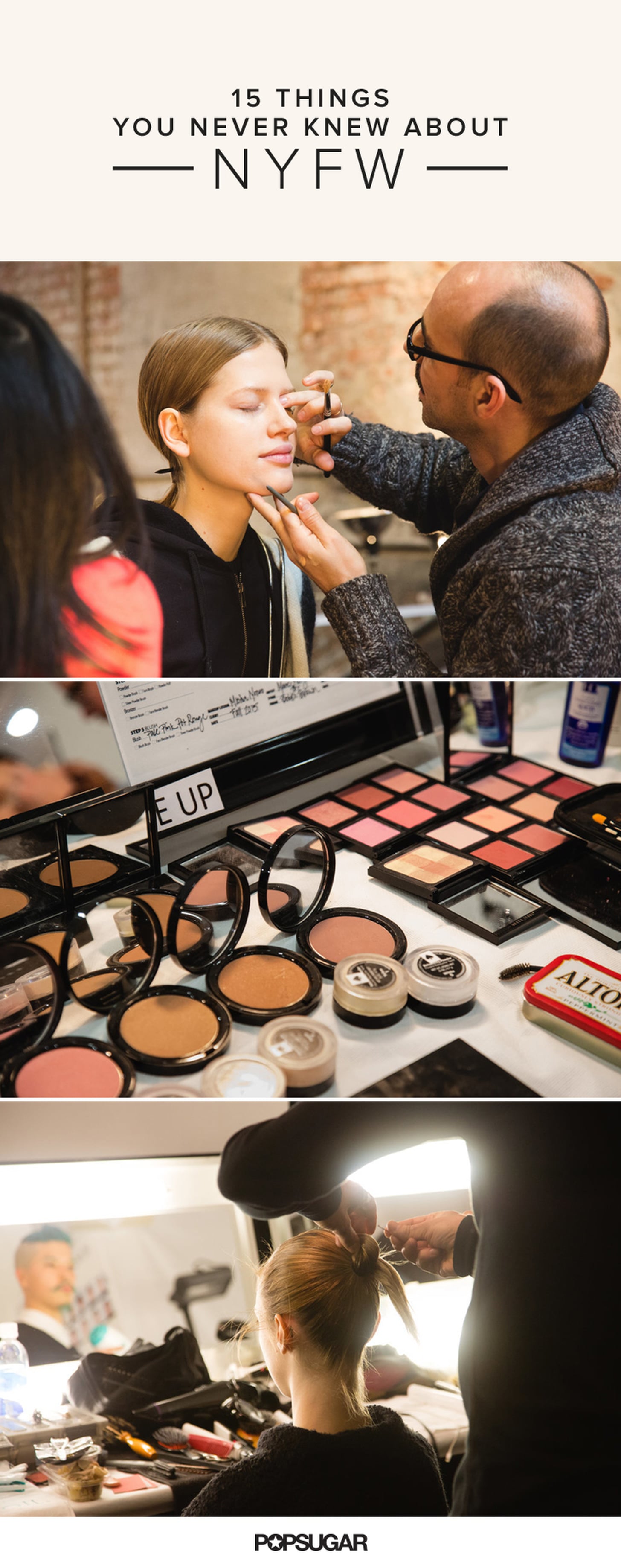 What It's Like Backstage at Fashion Week | POPSUGAR Beauty