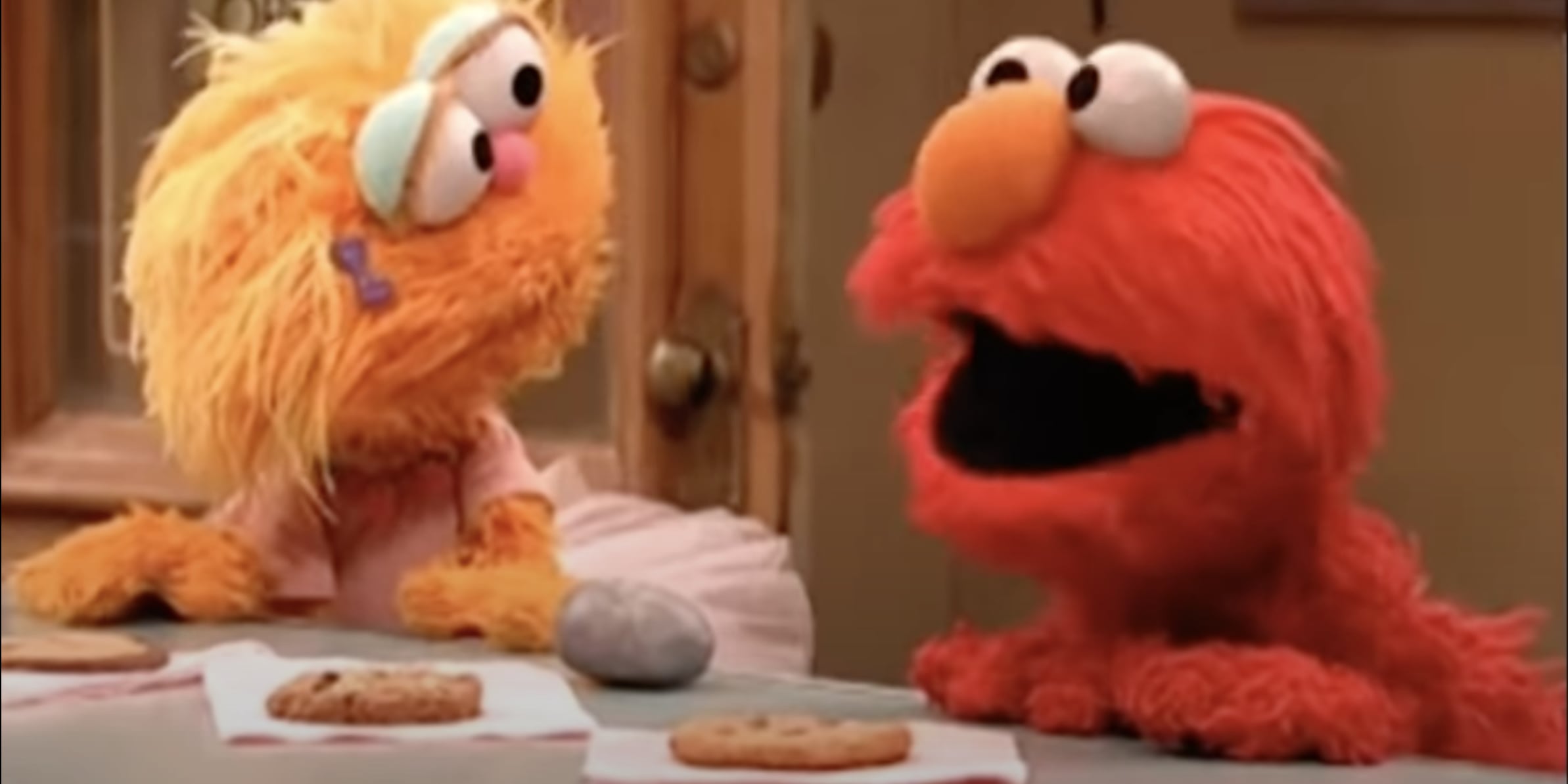 "Unhinged Elmo" Feud With a Rock Goes Viral | POPSUGAR Family