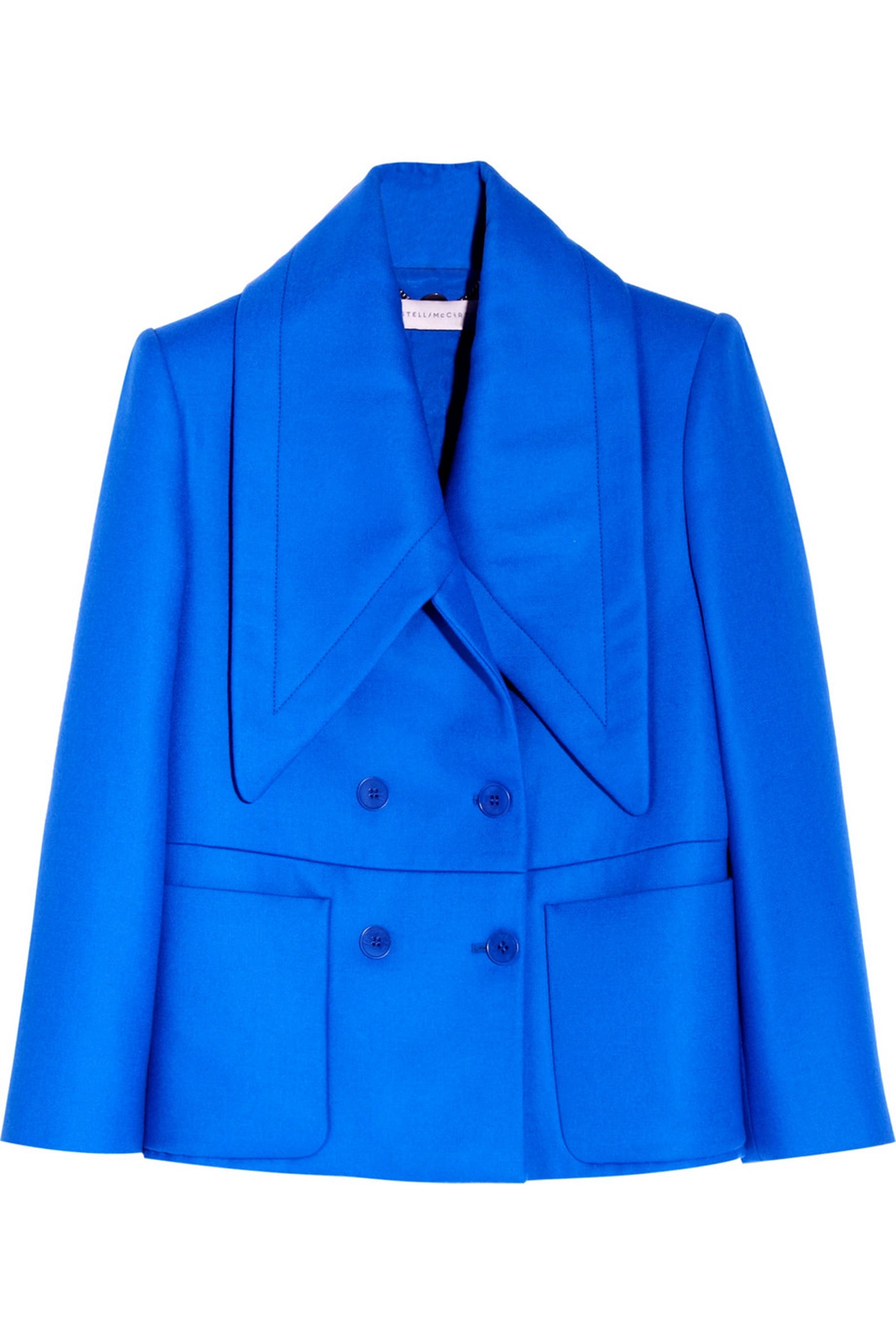 Olivia Palermo's Bright Blue Coat Outfit | POPSUGAR Fashion