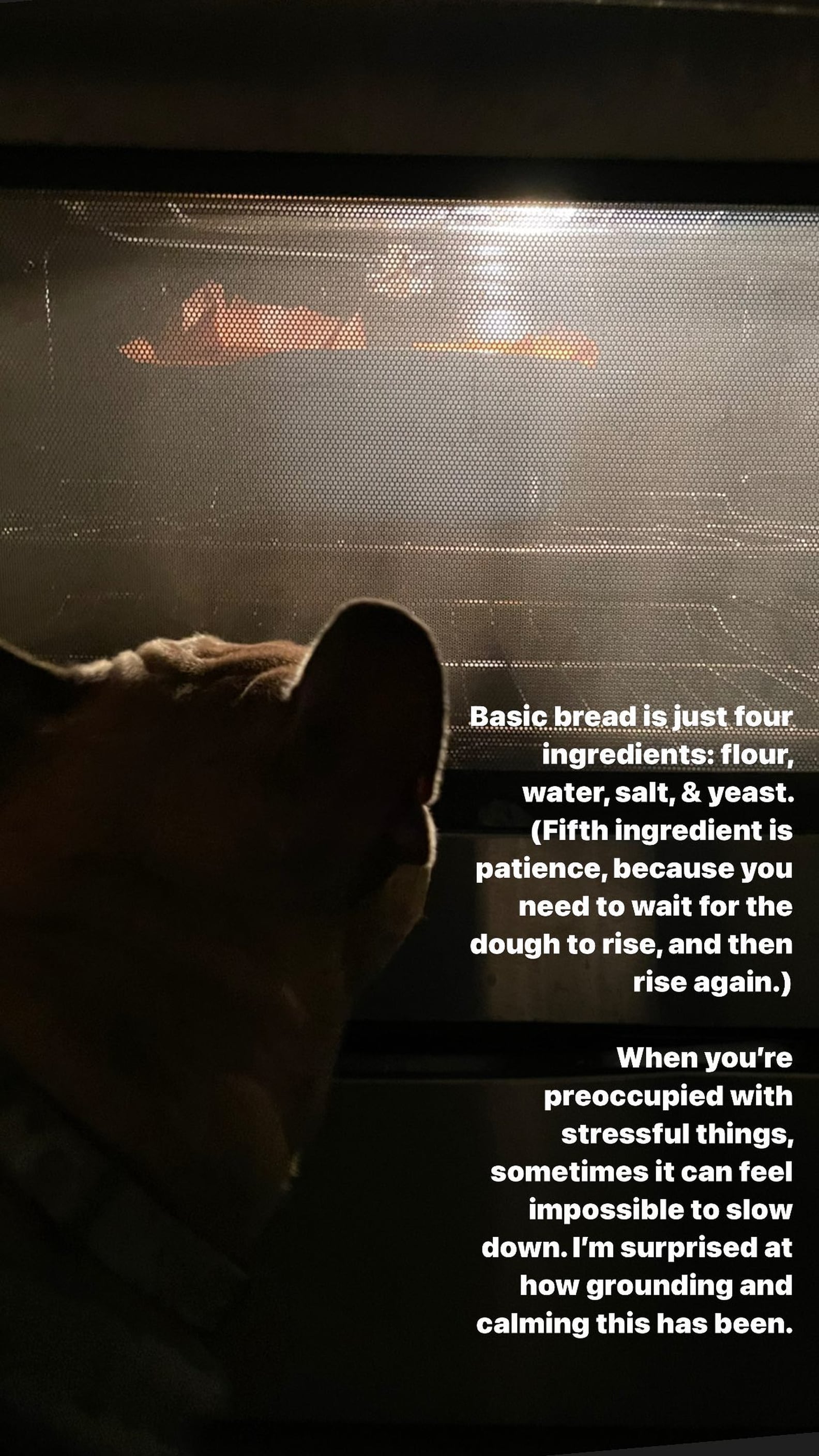 AOC's Pandemic Stress-Relief Bread Baking | Instagram Video | PS Food