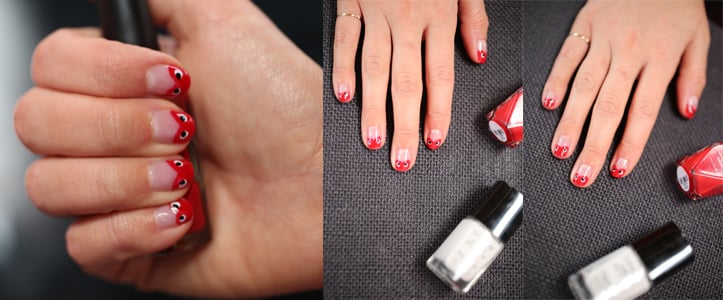 Heart Manicure Tutorial | Video | POPSUGAR Beauty