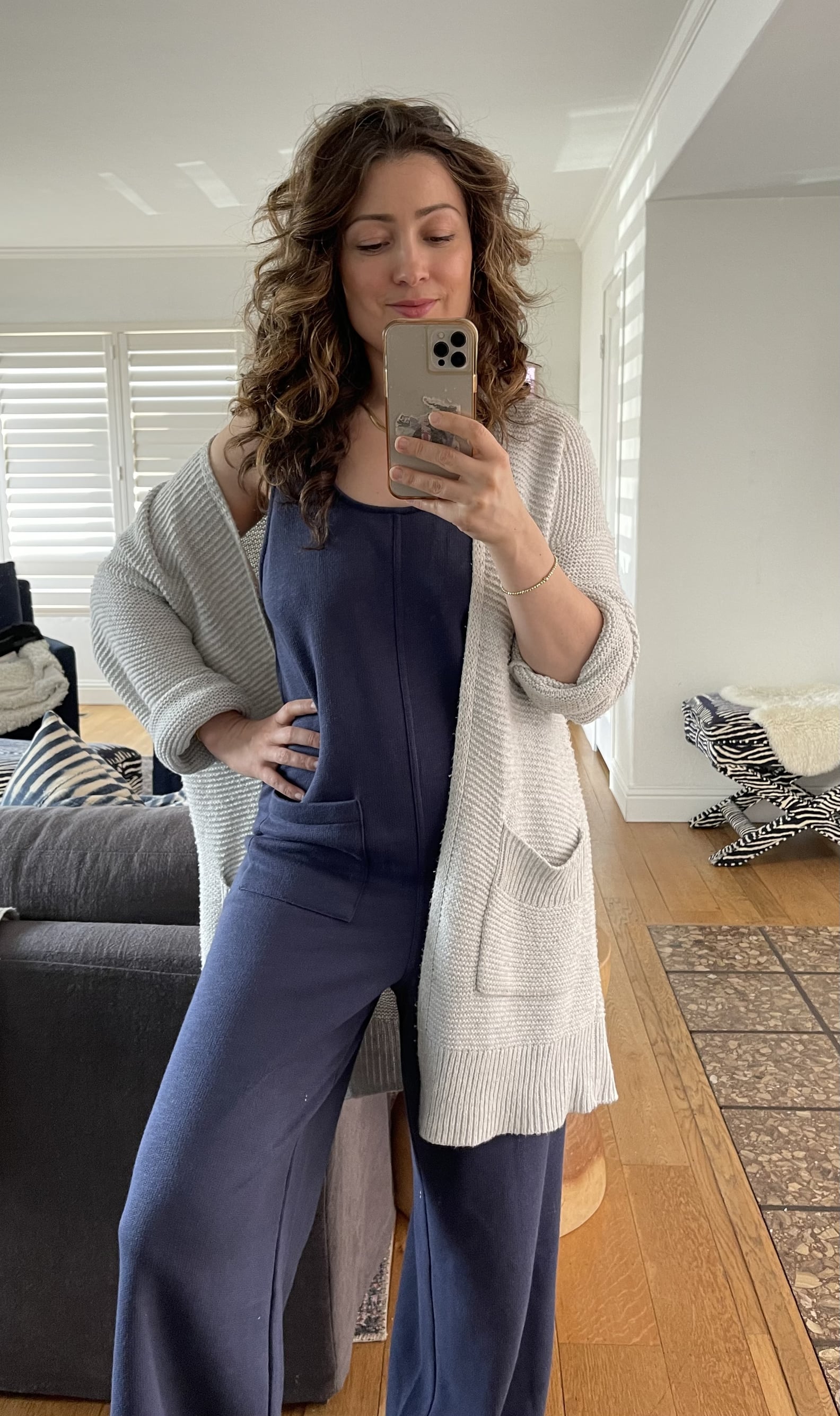 Old Navy Marled Fleece Lounge Jumpsuit Review | Photos | PS Fashion