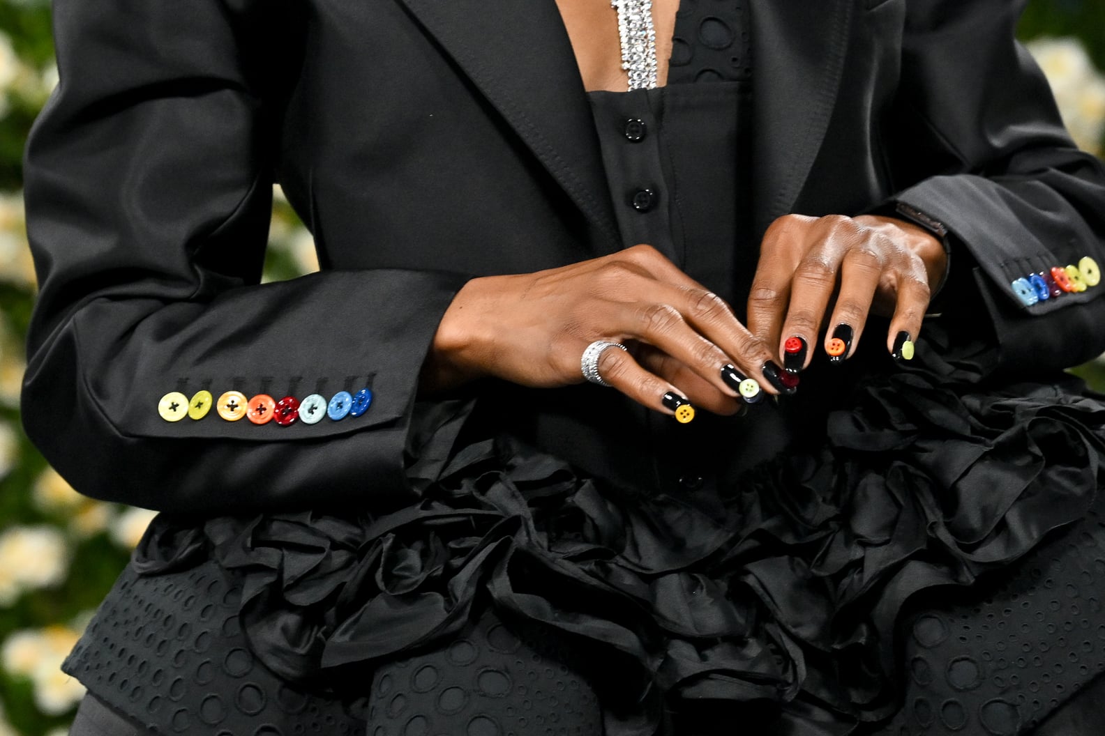 Button Nails Are Trending, According to These Celebrities | PS Beauty