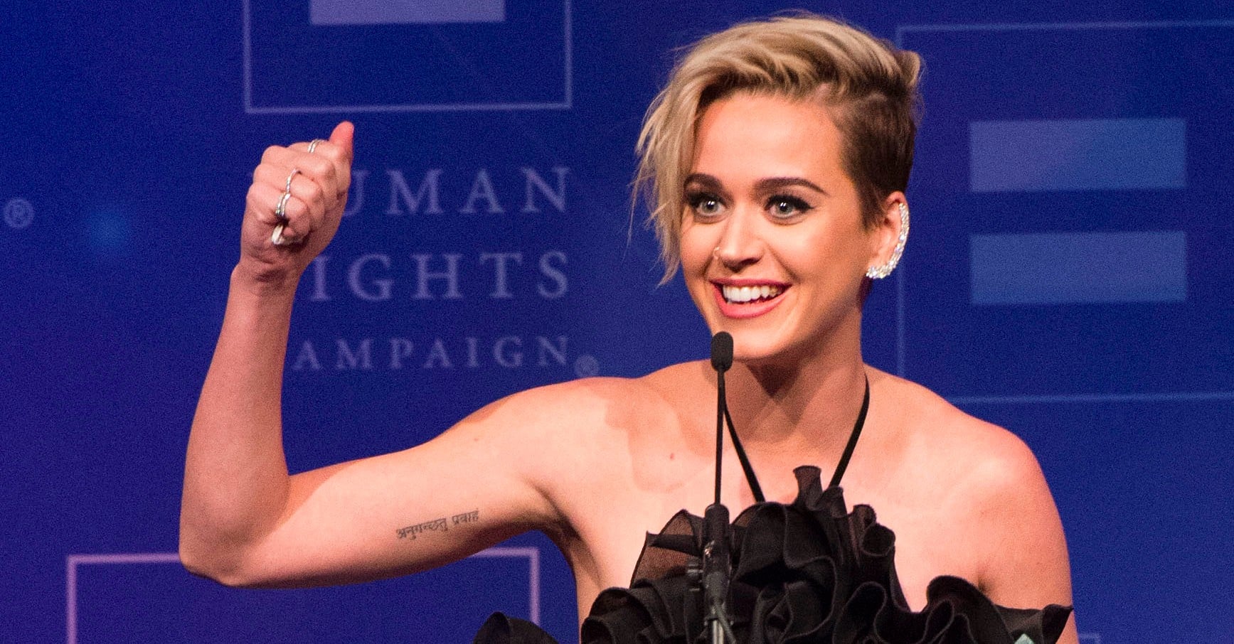 Katy Perry at Human Rights Campaign Gala in LA March 2017 | POPSUGAR ...