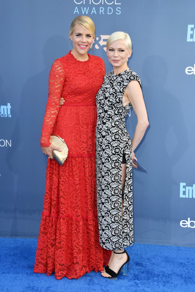 Busy Philipps and Michelle Williams at 2017 Critics' Choice | POPSUGAR ...