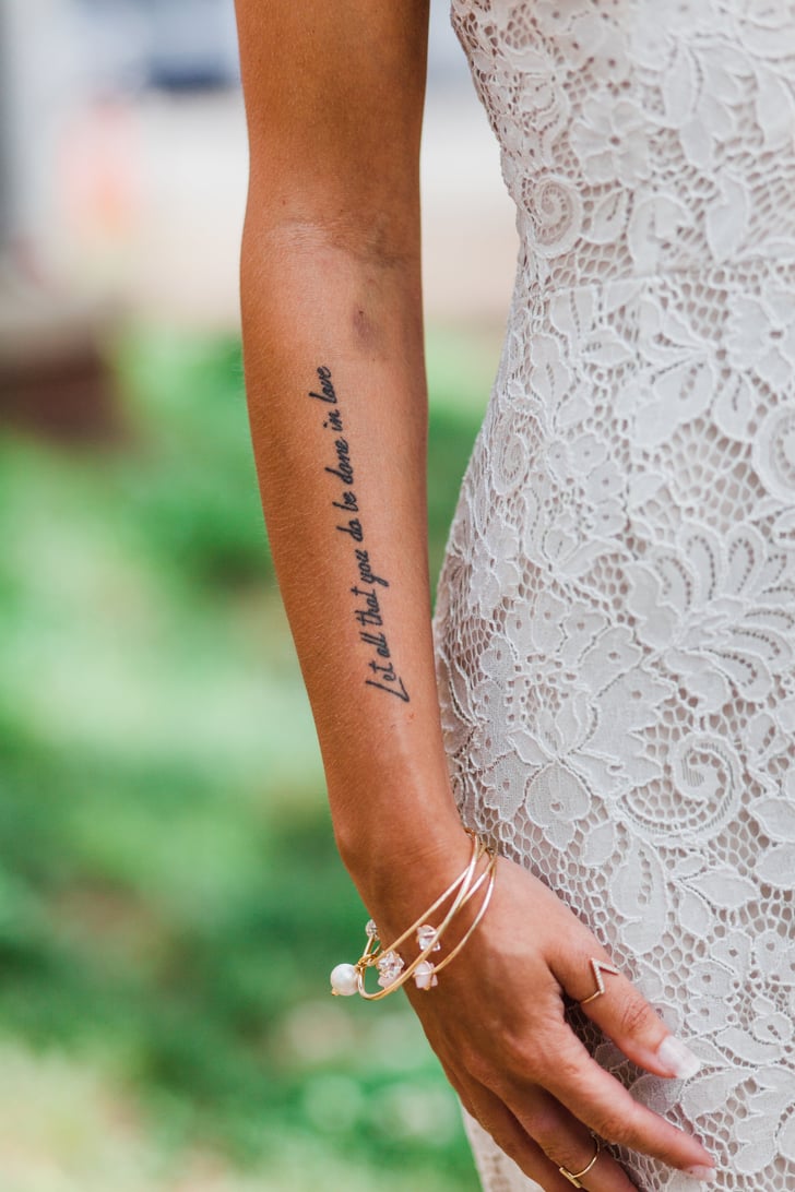 Brides With Tattoos Popsugar Beauty Photo 17