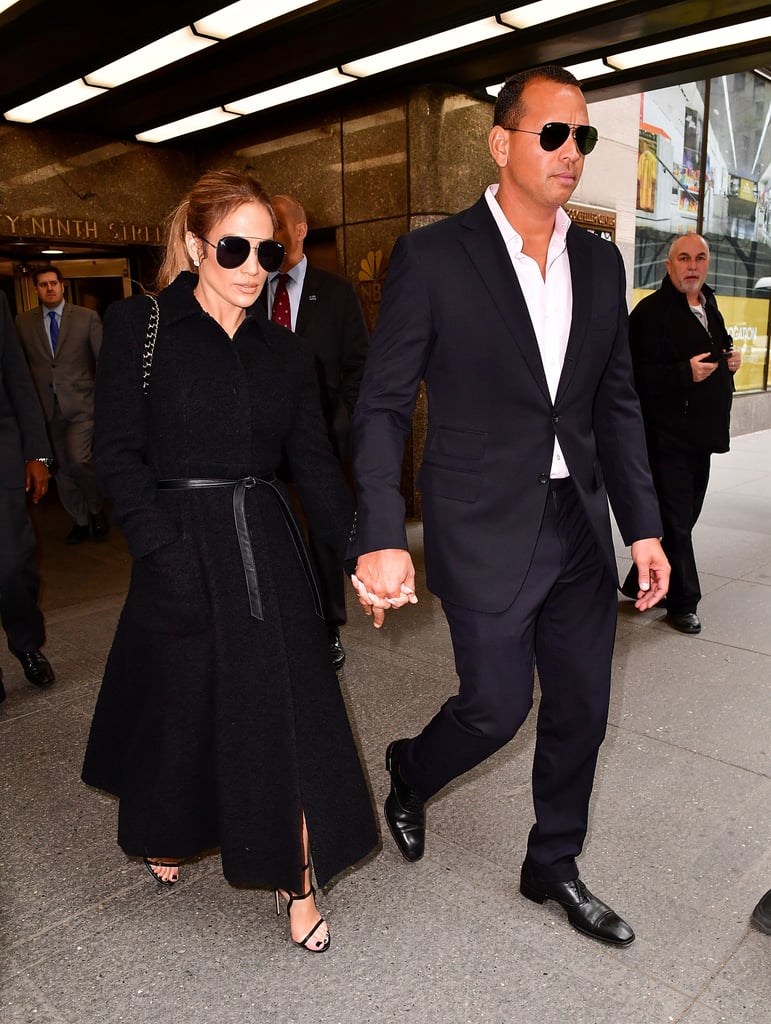 Jennifer Lopez and Alex Rodriguez Wearing All Black 2017 | POPSUGAR Latina