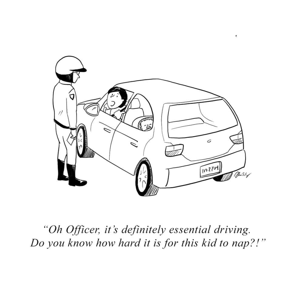 New Mom Comics Social Distancing With Family Cartoons | POPSUGAR Family