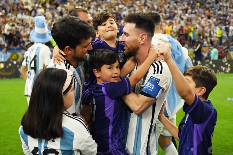 Lionel Messi's Family Celebrate His World Cup Win | PS Celebrity