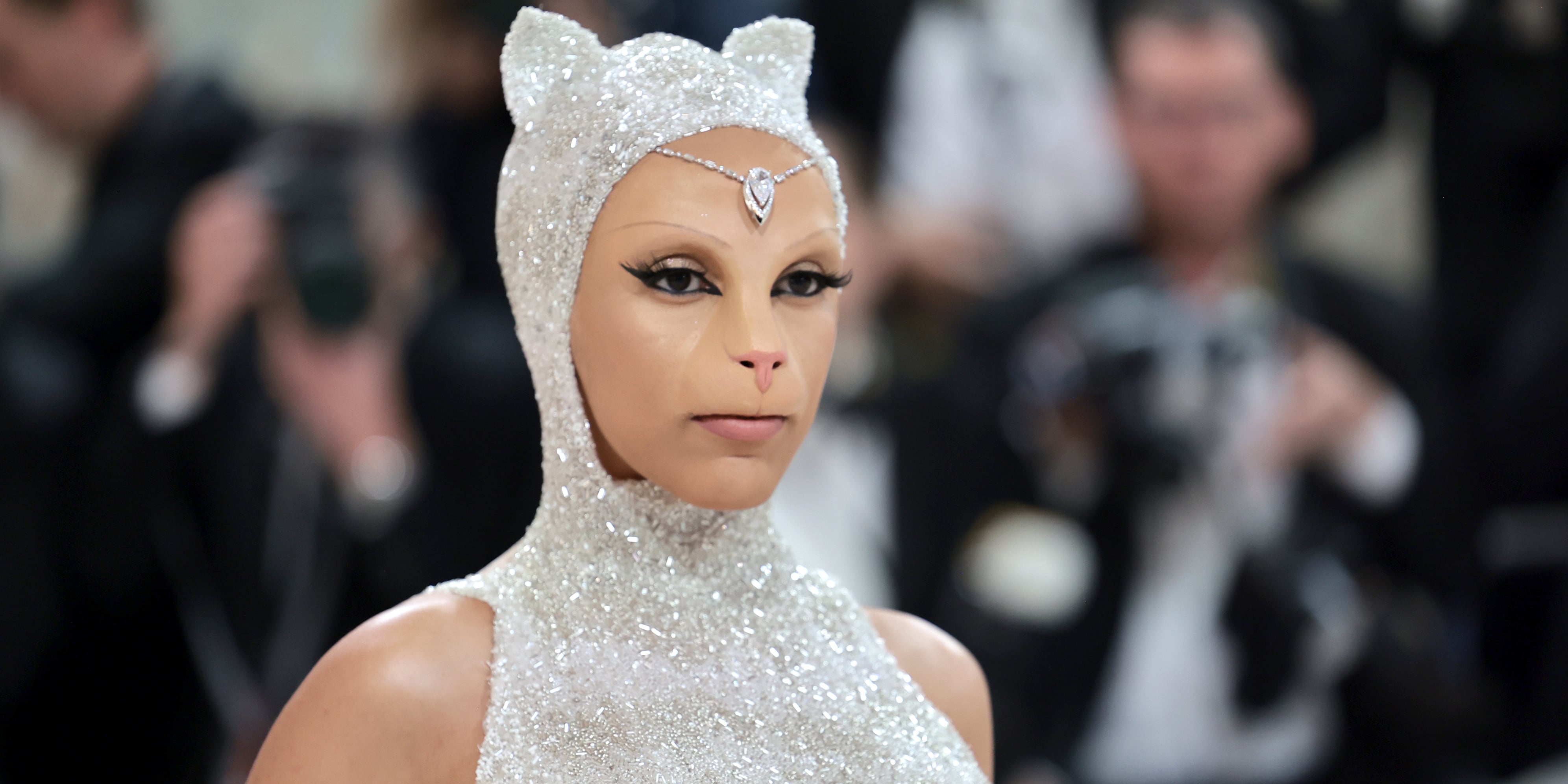 Doja Cat in Oscar de la Renta at the Met Gala 2023 | POPSUGAR Fashion