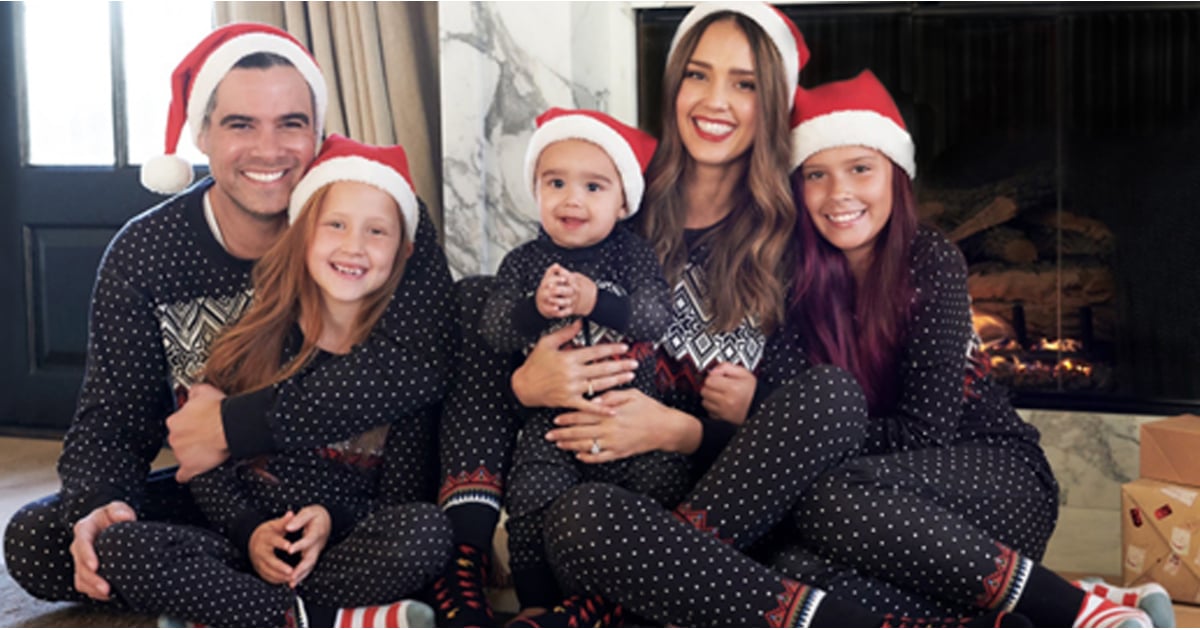Jessica Alba and Cash Warren Family Holiday Card 2018 | POPSUGAR Celebrity