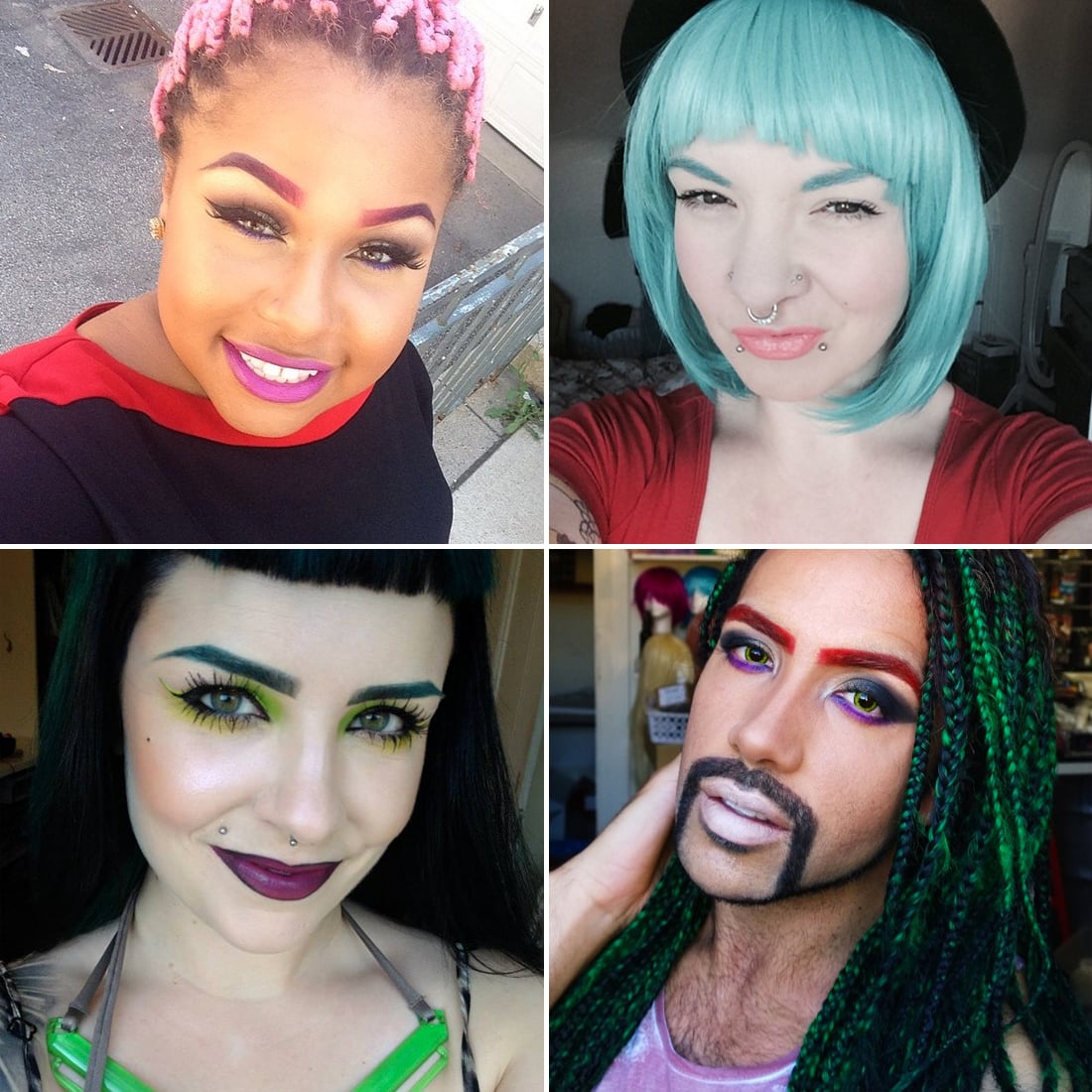 Rainbow Eyebrows | PS Beauty