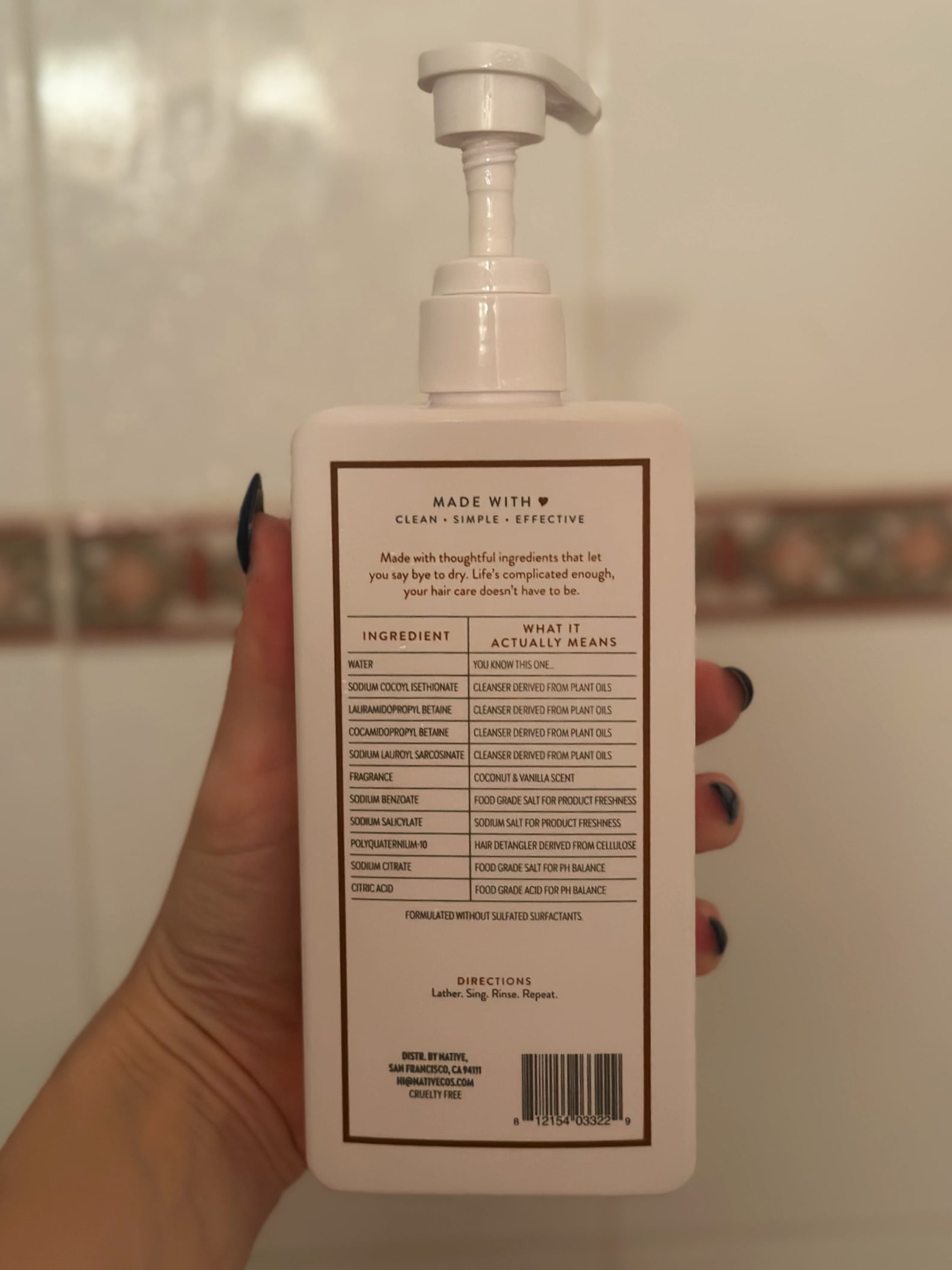 Native Shampoo and Conditioner Review With Photos | PS Beauty