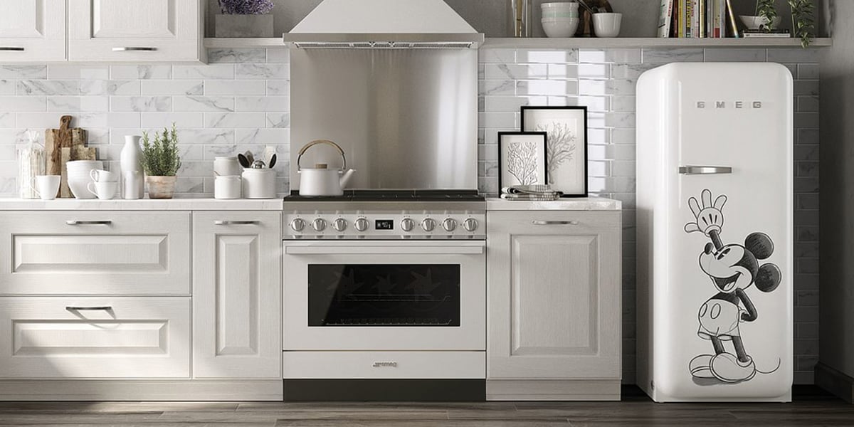 Shop Smeg's Mickey Mouse Refrigerator | POPSUGAR Home