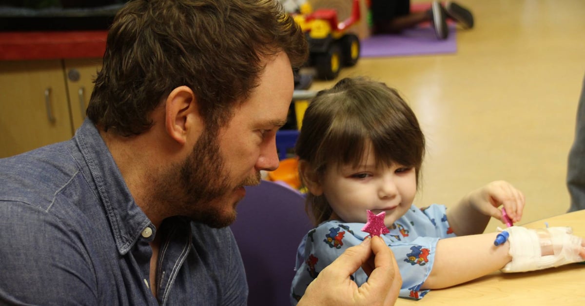 Chris Pratt Visits Our Lady of the Lake Children's Hospital | PS Celebrity