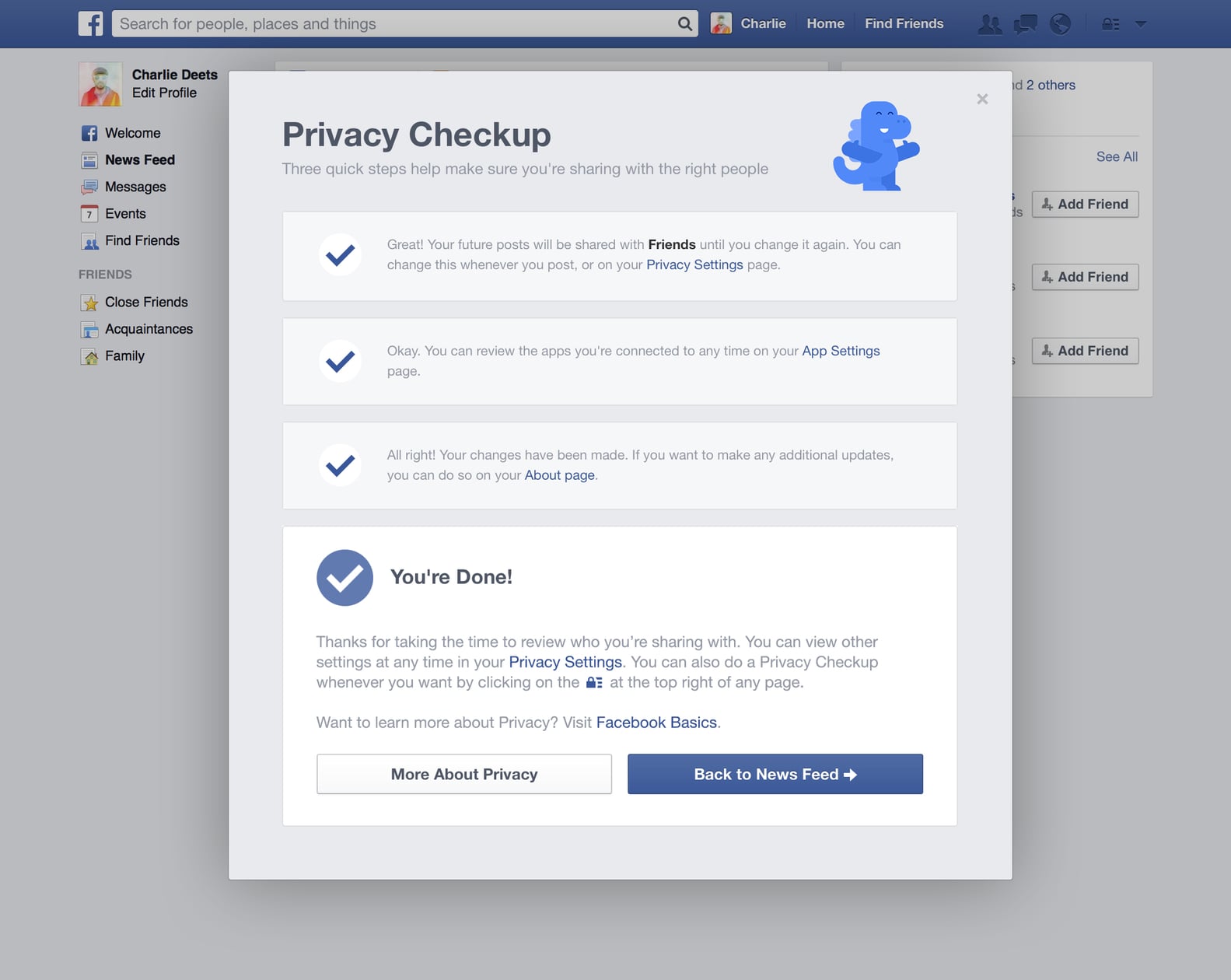 Facebook Privacy Checkup | POPSUGAR Tech