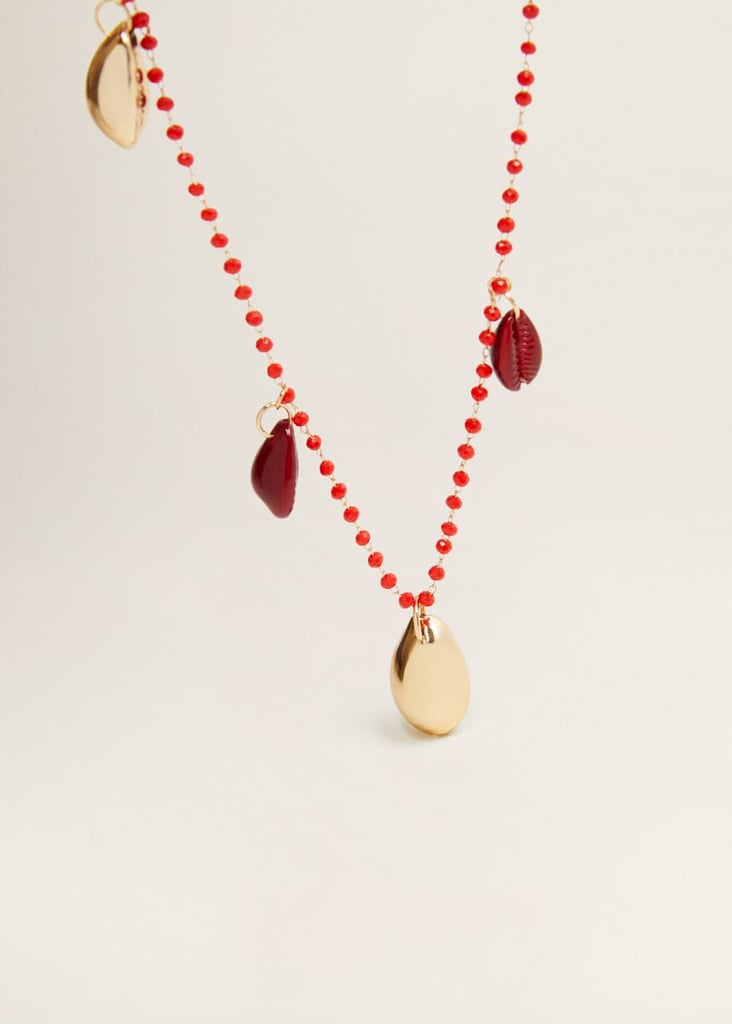 Mango Shells bead necklace | Jewellery Trends 2019 | POPSUGAR Fashion ...
