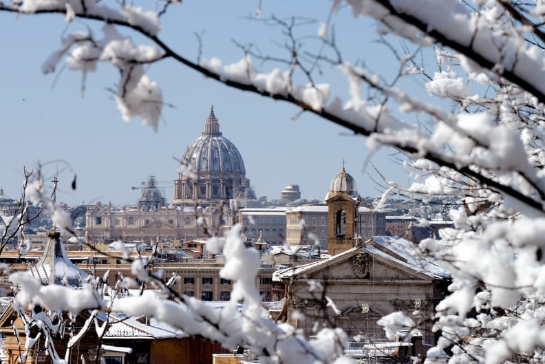 Rome Snow Photos | PS News