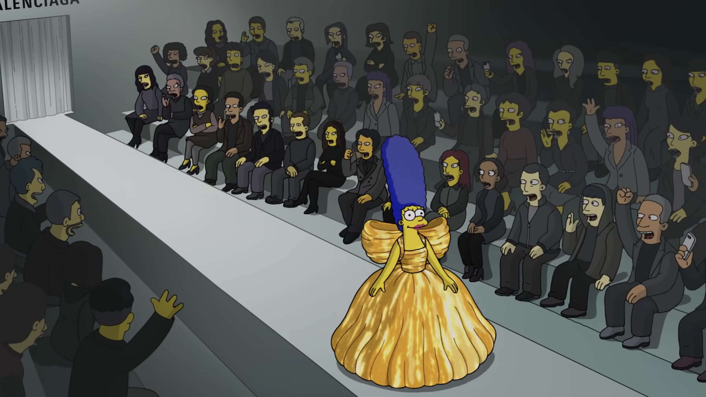 Balenciaga Debuts Its Own Simpsons Episode on the PFW Runway | POPSUGAR ...