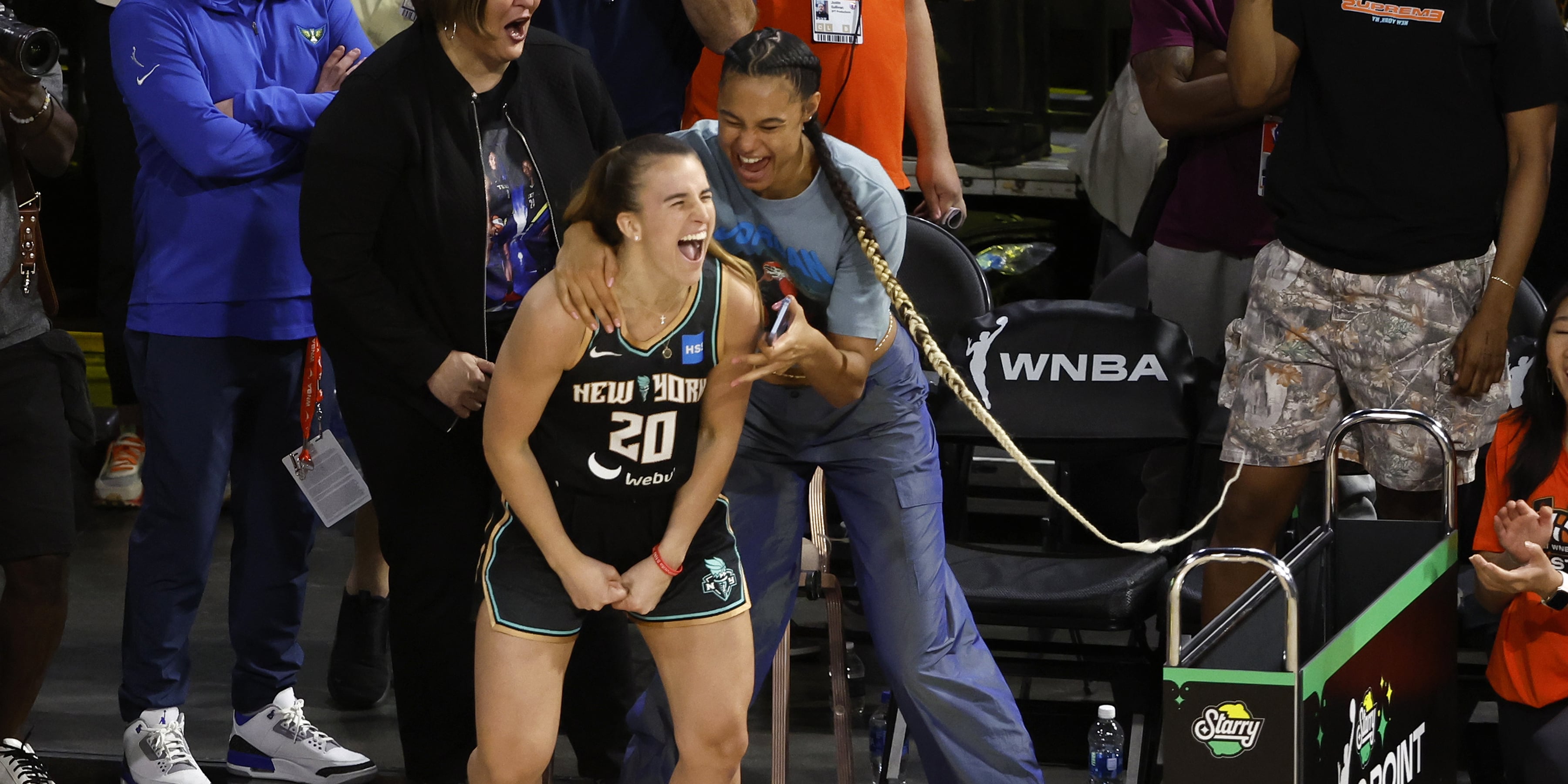 Sabrina Ionescu Sets NBA and WNBA 3-Point Contest Record | POPSUGAR Fitness