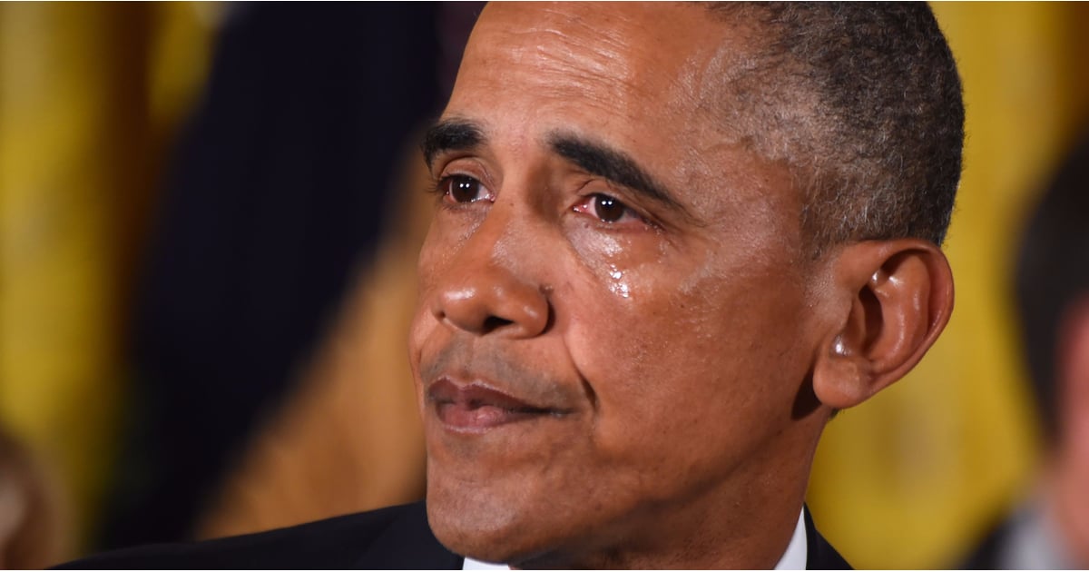 President Obama Crying | POPSUGAR News